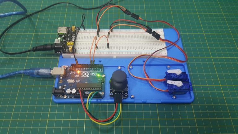 Controle Via Arduino De 2 Micros Servos Com Joystick Blog Arduino Ômega