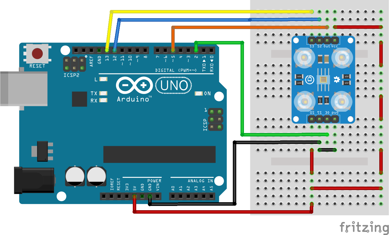 Aprendendo A Identificar Cores Com Arduino E O Sensor Tcs320
