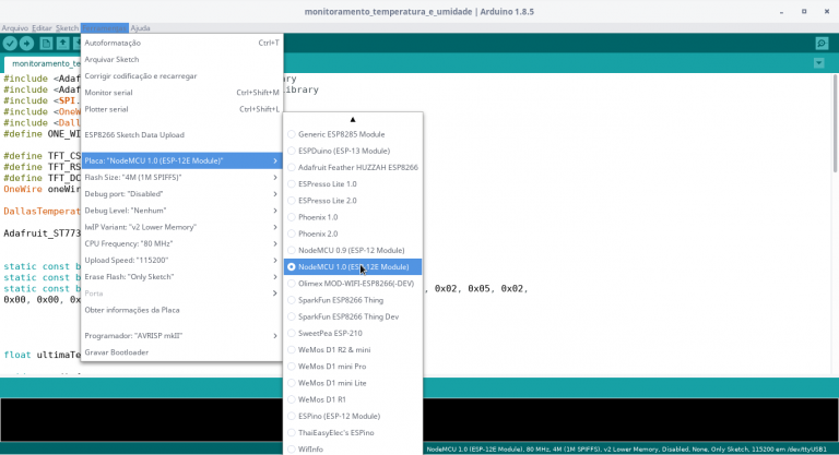 Conhecendo E Programando O Esp8266 Com A Ide Do Arduino Blog Arduino