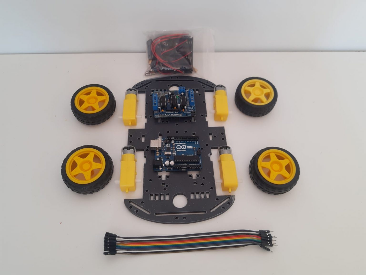 Construindo um veículo autônomo de 4 motores com Arduino